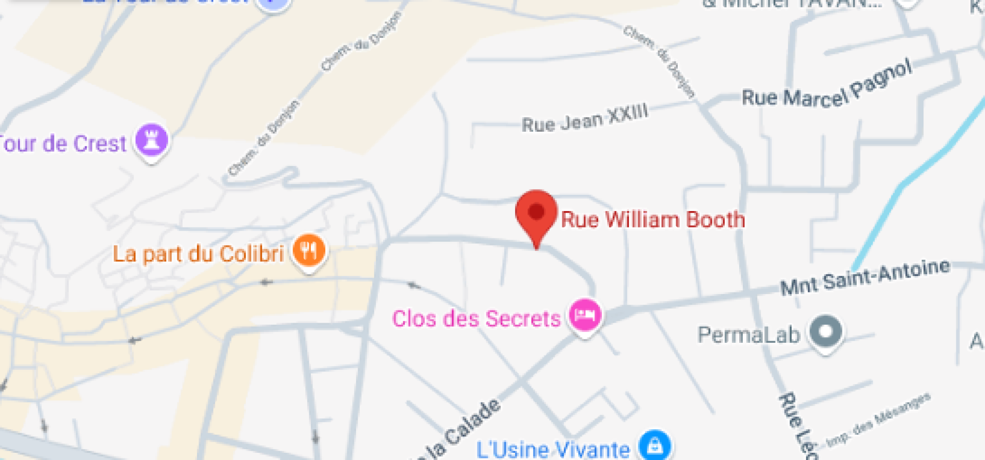 Informations pratiques - plans - Centre Hospitalier Crest